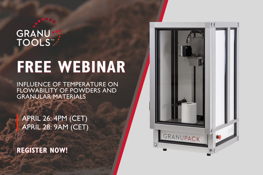 Free Webinar: Influence of Temperature On Flowability of Powders And ...