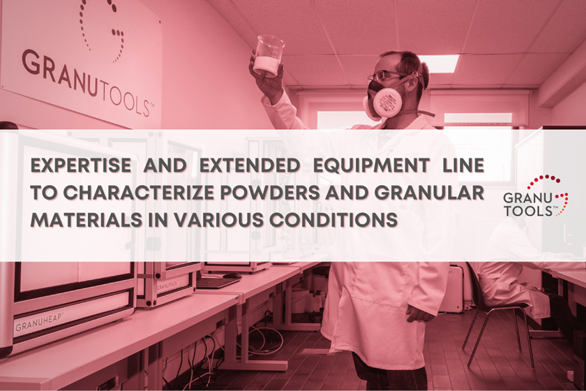 Granutools: Expertise and extended range of instruments to characterize powders!