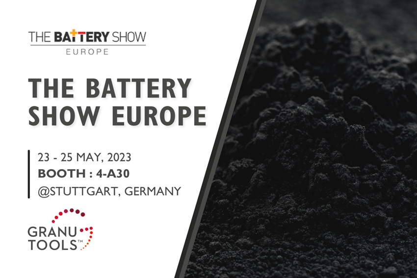 Granutools - The Battery Show Europe 2023